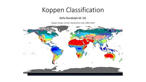 Koppen Classification And Land Area Characteristics Autosaved Pptx