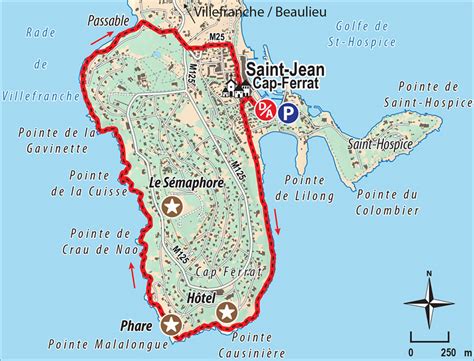 Map Cap Ferrat