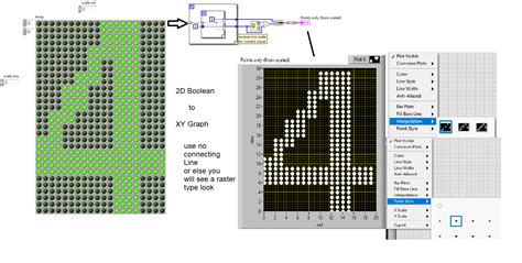 2d Color Arraybandw To Boolean Array And Xygraph Test Engineers Resource