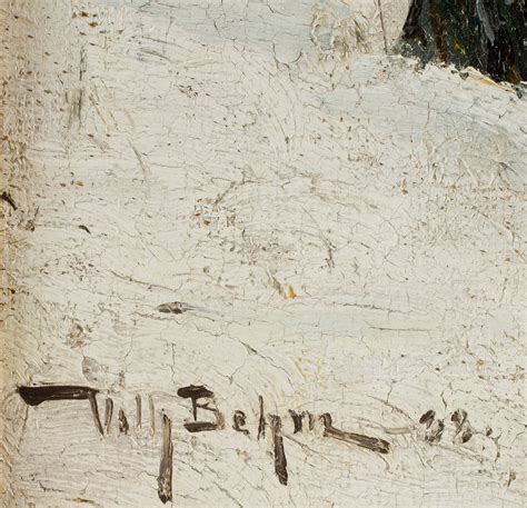 Wilhelm Behm Winter Scenery With Hunter Bukowskis