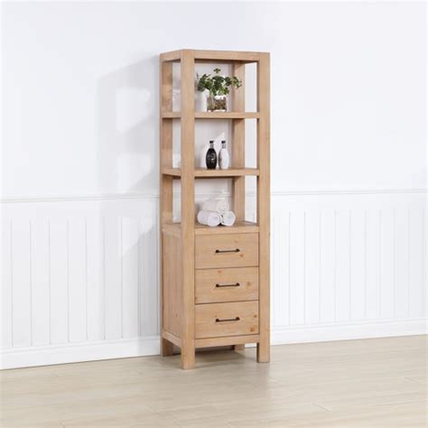 Laurel Foundry Modern Farmhouse Moana Solid Wood Freestanding Bathroom