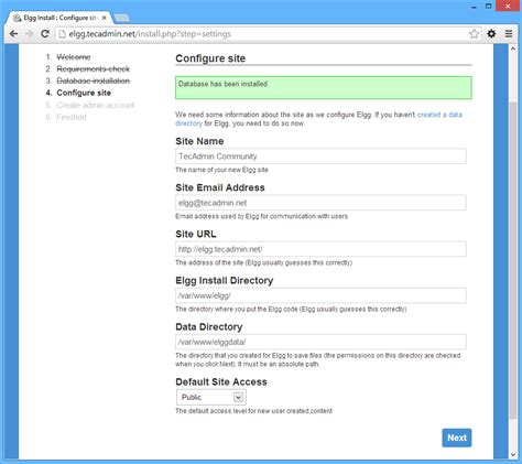 Install Elgg Social Networking Platform On CentOS RHEL TecAdmin