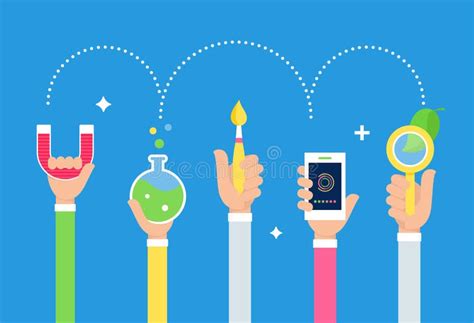 Steam Integrated Education Approach Arts And Science Students Holding