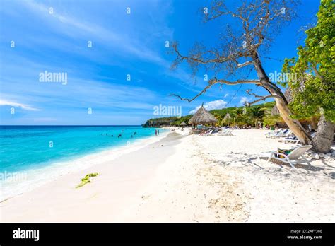 Cas Abao Beach Paradise White Sand Beach With Blue Sky And Crystal