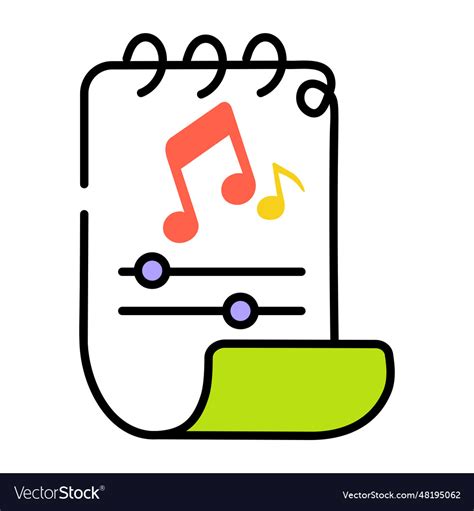 Music Composition Royalty Free Vector Image Vectorstock