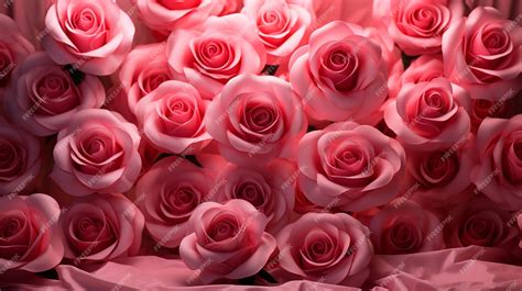 Premium Photo Rose Background For Photoshoot Rose Theme