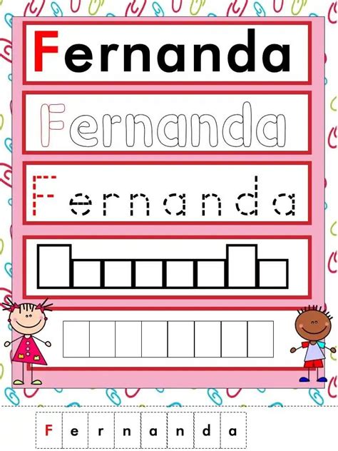 Actividades Para Escribir Nombre En Preescolar Numeros