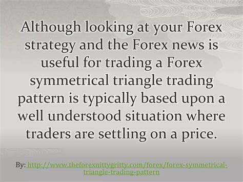 Forex Symmetrical Triangle Trading Pattern Pptx