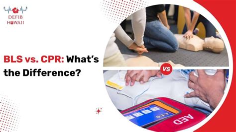 Bls Vs Cpr Key Differences Skills And Certification