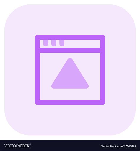 Warning Browser Alert For Cyber Attack Royalty Free Vector