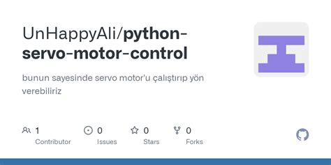 Github Unhappyalipython Servo Motor Control Bunun Sayesinde Servo