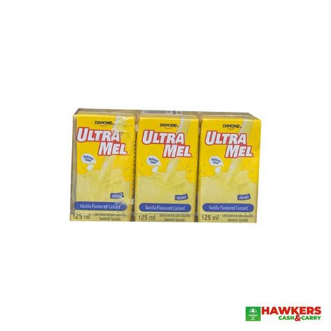 Ultramel Mini Vanilla Custard 125ml X6 Hawkers Cash And Carry