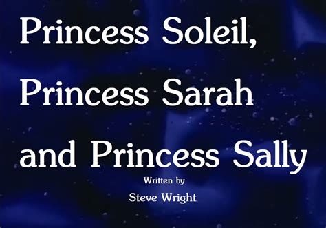 Princess Soleil Princess Sarah And Princess Sally The Spacebots Wiki Fandom