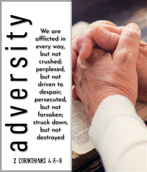Adversity Verses Scriptures To Lift Up