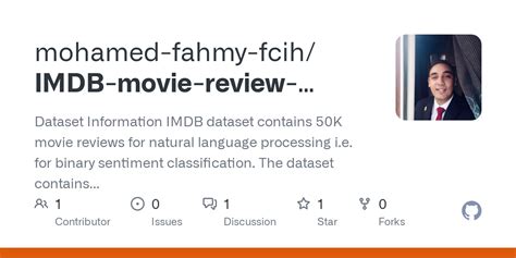 Github Mohamed Fahmy Fcihimdb Movie Review Sentiment Classification Using Cnn And Keras Colab