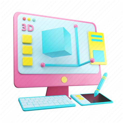 Modeling Cube Creative Shape 3d Illustration Download On Iconfinder