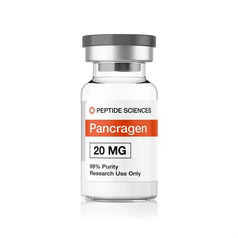 Peptide Science Pancragen 20mg Bioregulator Packaging Type Bottle