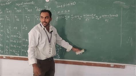 Newtons Forward And Backward Difference Statistics And Numerical