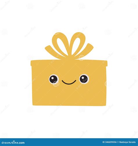 Cute T Box With Smiling Face Stock Illustration Illustration Of