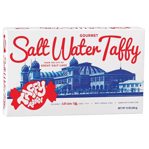Fox Valley Traders Taffy Town Salt Water Taffy T Box Assorted
