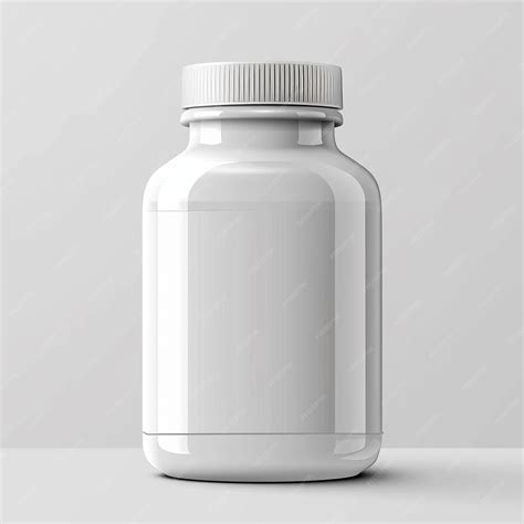 Medicine Pill Bottle Blank Template Premium Ai Generated Image
