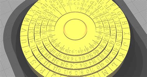 Mexican Army Cipher Wheel By This Is G Download Free Stl Model