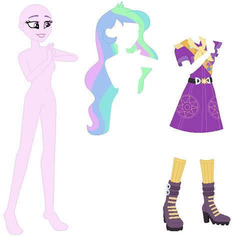 Eqg Principal Celestia Base 03 By Selenaede On Deviantart