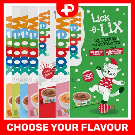 Webbox Lick E Lix Cat Food Choose Flavours Turkey And Cranberry