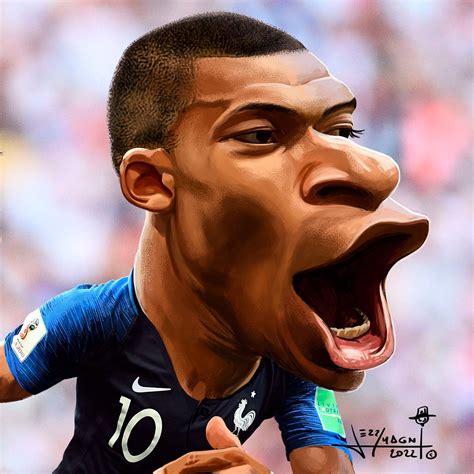 Mbappe Got Guffy In 2025 Celebrity Caricatures Caricature Caricature Artist