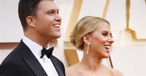 Jost Married Scarlett Johansson Marries Colin Jost Los Angeles Times
