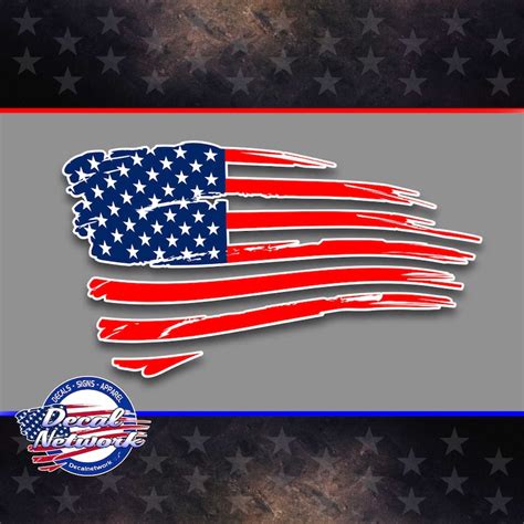 American Flag Decal Etsy