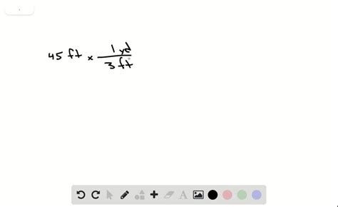 Solvedconvert Using Dimensional Analysis 45 Feet To Yards