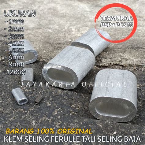 Jual Klem Seling Ferulle 8 10 12 Mm Crimp Claim Ferulle Penjepit Ujung