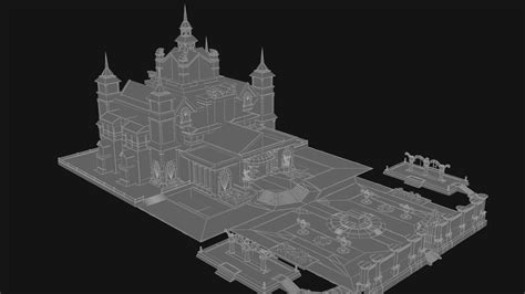 Medieval Castle Building Architercture Tower Alcazar Barbaca 3d Model By Cg Bob