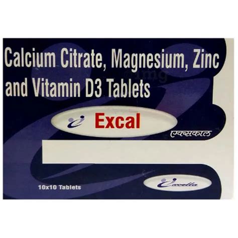 Buy Excal Tablet 10s Online At Upto 25 Off Netmeds