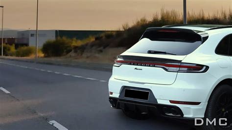 Porsche Macan 2019 2023 Forged Carbon Fiber Roof Wing And Trunk Spoiler