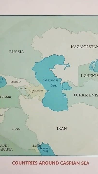 Countries Around Caspian Sea In Map Gk Gs Youtube