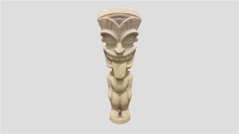 Day 002 Tiki Man Buy Royalty Free 3d Model By Uttamg911 4c4585f