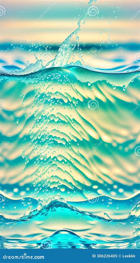 Water Element Background Water Drop Color Creative Background Illustration Stock Illustration