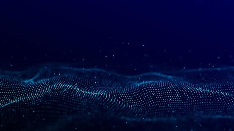 Premium Photo Abstract Technology Wave Of Particles Big Data Visualization Background With