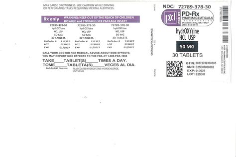 Dailymed Hydroxyzine Hydrochloride Tablet