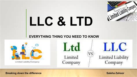 What Is The Difference Between Ltd And Llp Pptx