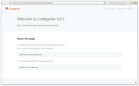 Configurar Codeigniter 4 Con Xamp Fedora 31 Linuxitos