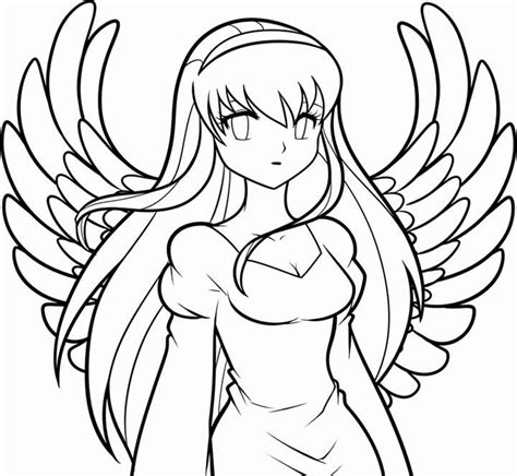 Angel Coloring Pages Coloringlib