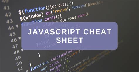 Javascript Dom Manipulation Cheat Sheet