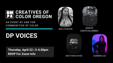 Fran Bittakis On Linkedin Today Come Meet Some Dps From Oregon In A Space Created By Bipoc For…