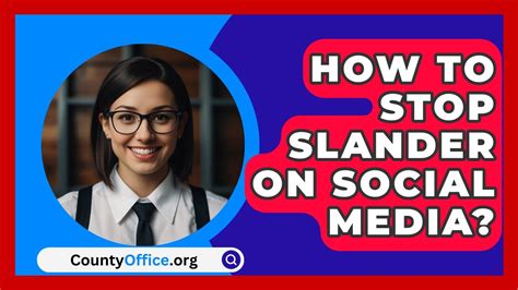 How To Stop Slander On Social Media Youtube