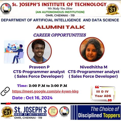 Careergrowth Ai Datascience Alumnitalk Learning Department Of