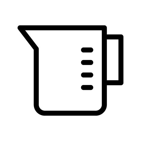 Measuring Cup Icon Vector Symbol Design Illustration 26628556 Vector