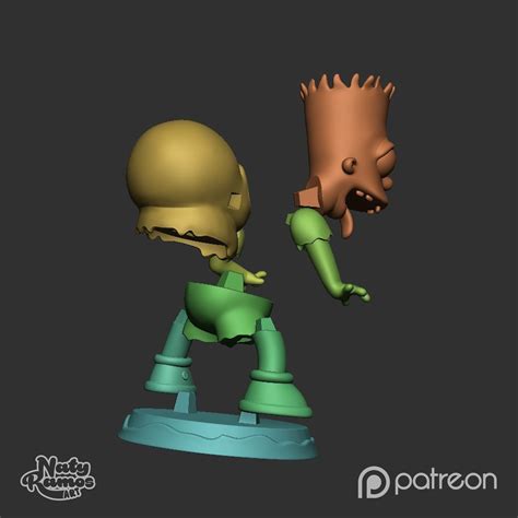 Bart Simpson Monstruo 3d Model 3d Printable Cgtrader